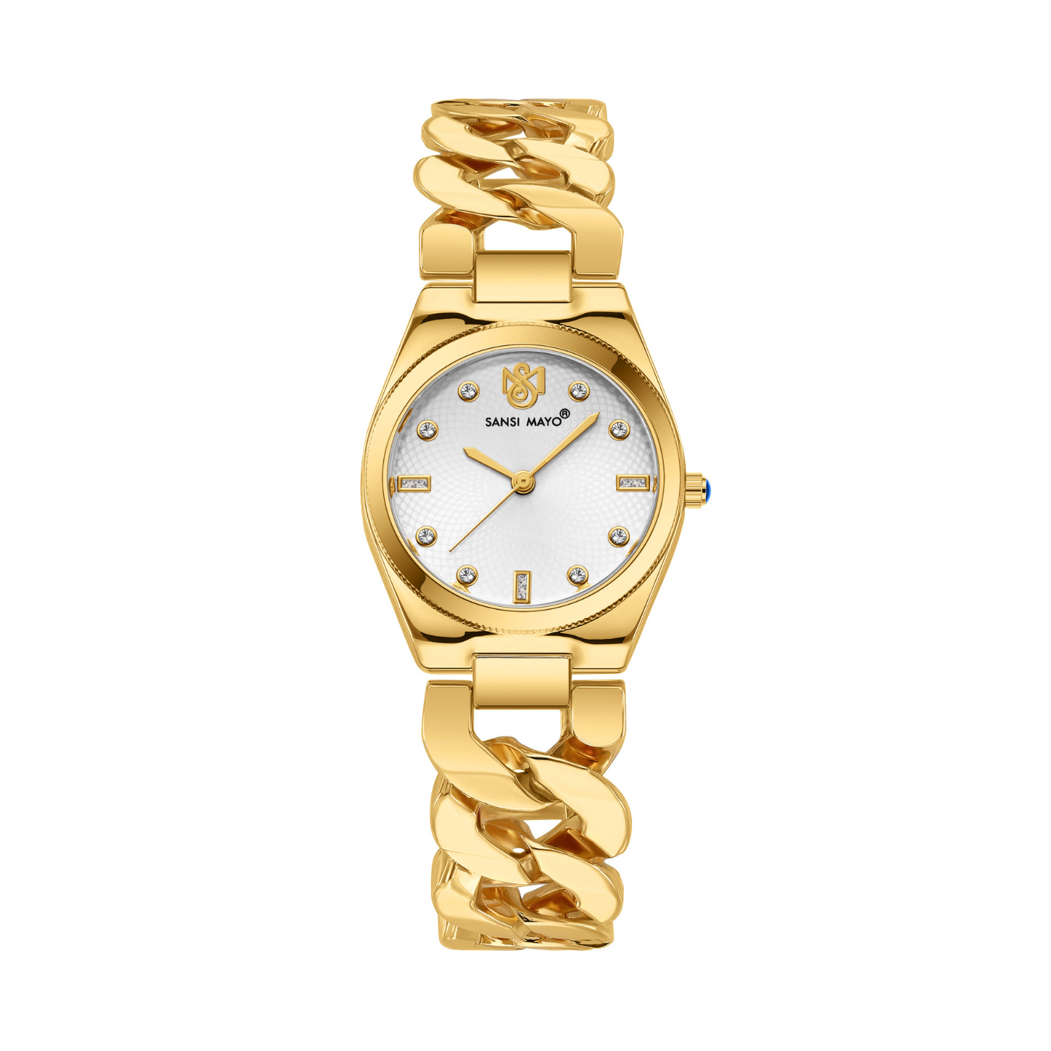 Sansi Mayo Liora Bracelet Style -White Dial, Gold Edition – SansiMayo