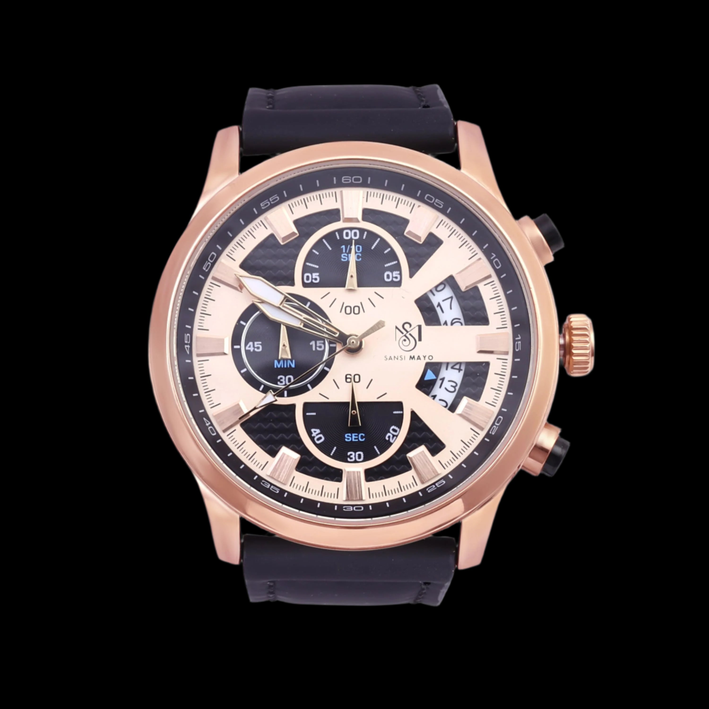 Two-Tone Gold Wrist Watch – Sansi Mayo
